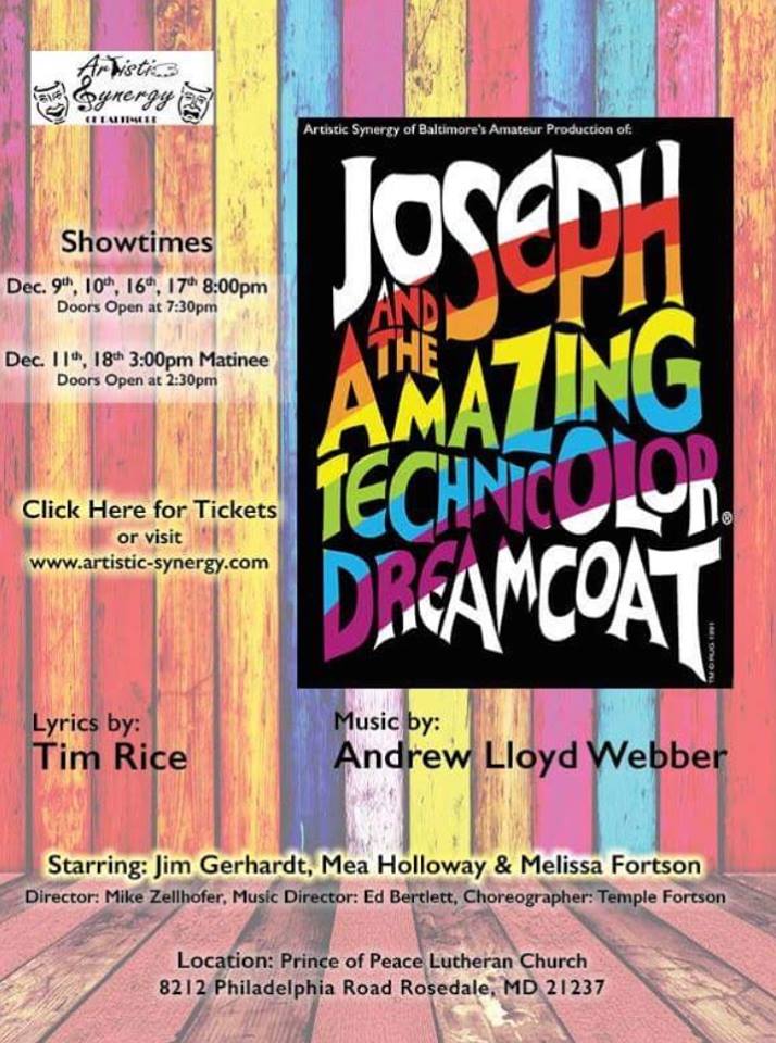 Review: Joseph and the Amazing Technicolor Dreamcoat at Artistic Synergy